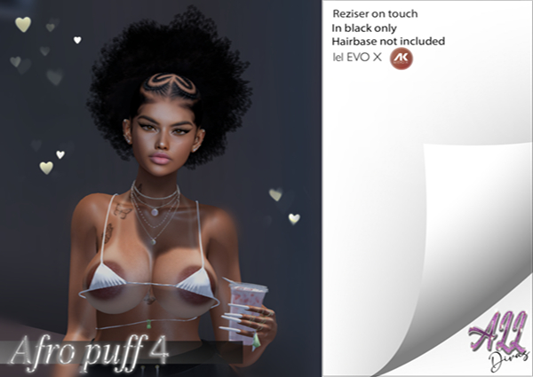 Second Life Marketplace - [All Divas] Afro puff 4